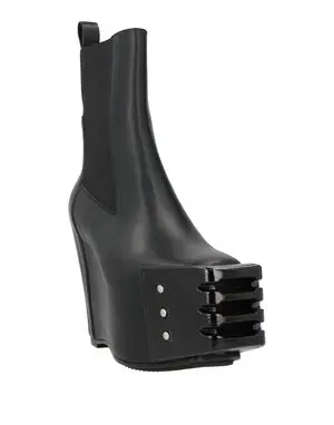 Rick Owens Leather Ankle Boots
