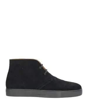 Emporio Armani Leather Ankle Boots