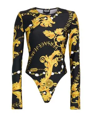 Versace Bodysuit Polyamide, Elastane - Black