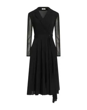 Sandro Midi Wrap Dress