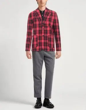 DEPARTMENT 5 Single-breasted Tartan Blazer