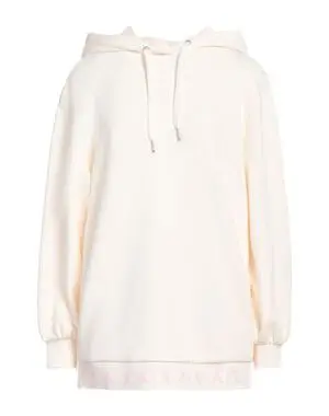 Armani Exchange Hooded Sweatshirt With Knitted Trims - White