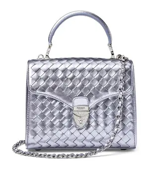 ASPINAL OF LONDON Midi Mayfair Bag - Blue