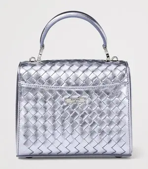 ASPINAL OF LONDON Midi Mayfair Bag - Blue