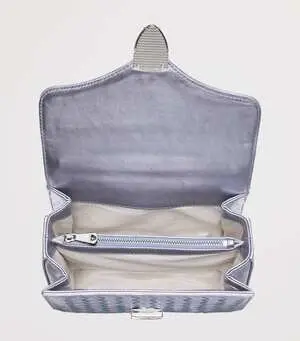 ASPINAL OF LONDON Midi Mayfair Bag - Blue