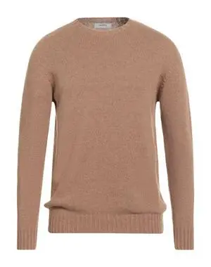 Alpha Studio ALPHA STUDIO Recycled Wool, Viscose, And Polyamide Sweater Camel
