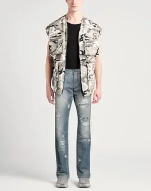 Dolce & Gabbana Tapered Jeans With Calfskin Trims