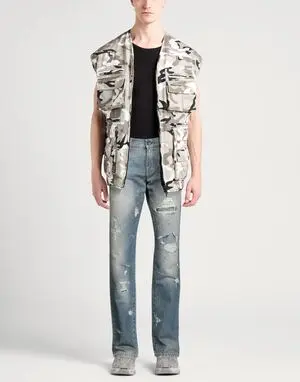 Dolce & Gabbana Tapered Jeans With Calfskin Trims