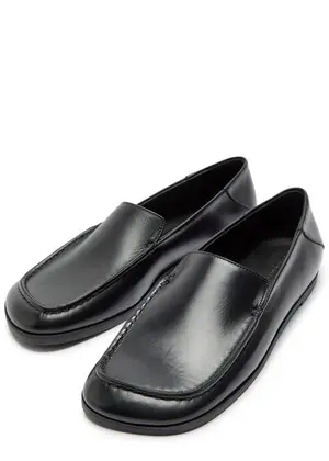 Dear Frances Winter Drew Leather Loafers