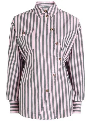 DAMSON MADDER Striped Cotton-poplin Shirt