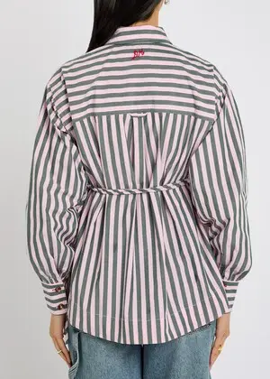DAMSON MADDER Striped Cotton-poplin Shirt
