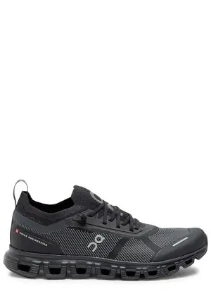 On Cloud 6 Versa Panelled Mesh-knit Sneakers - Black