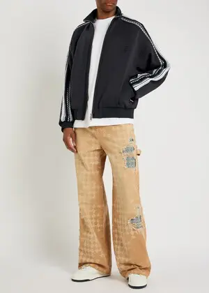 WOOYOUNGMI Embroidered Jersey Track Jacket