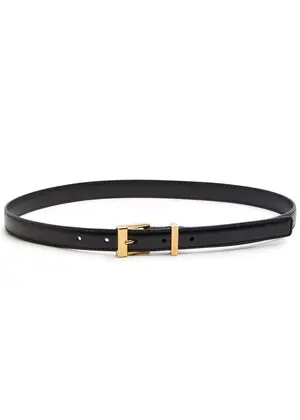 Khaite Manhattan Leather Belt - Black