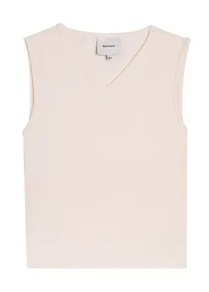 REFORMATION Wren Stretch-cotton Top