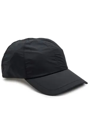 On Logo-embroidered Shell Cap - Black