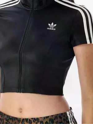 Adidas Three-stripe Zip-up Sweatshirt