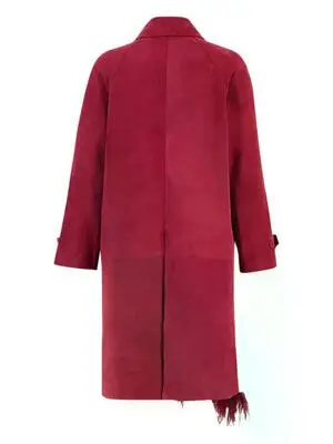 PAULA Suede Trench Coat