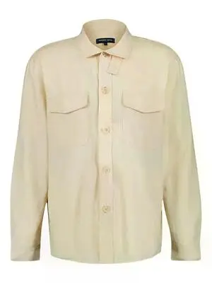 Frescobol Carioca Nuno Long-sleeve Pocket Shirt Jacket - Neutrals