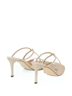 JIMMY CHOO 75mm Anise Square-toe Sandals