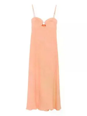 Johanna Ortiz Dream Spinner Midi Dress - Orange