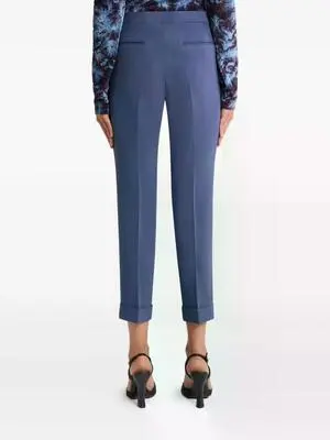 Etro Cady Cigarette Cuffed Trousers