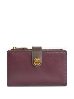Etro Leather Strap Wallet - Red