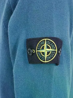 Stone Island Raglan-sleeves Logo-patch Sweater