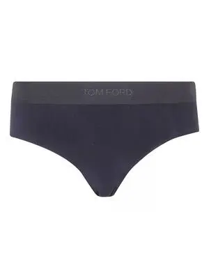 TOM FORD Branded-waistband Briefs - Black