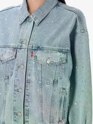 LEVI'S 90's Crystal-embellished Jacket - Blue