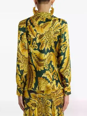 Etro Flower-bee Motif Blouse