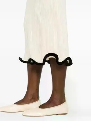 JIL SANDER Asymmetric Midi Skirt - Neutrals