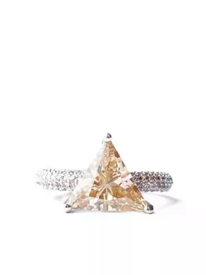 IZABEL DISPLAY Mega Triangle Ring - Gold