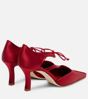 Manolo Blahnik Orata 70 Satin Pumps