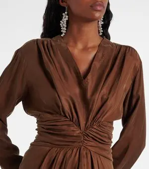 MARANT ETOILE Draped Midi Dress