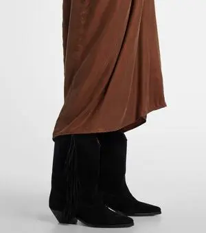 MARANT ETOILE Draped Midi Dress