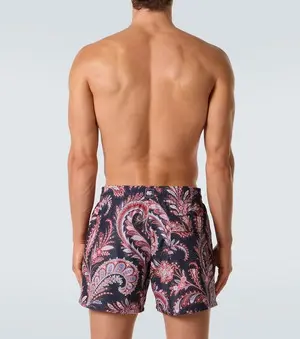 Etro Paisley Printed Swim Trunks - Multicoloured
