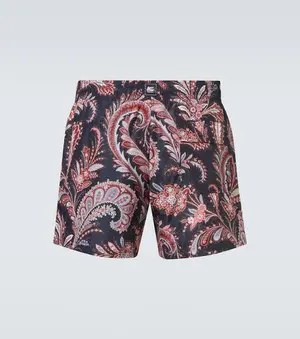 Etro Paisley Printed Swim Trunks - Multicoloured