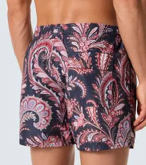 Etro Paisley Printed Swim Trunks - Multicoloured