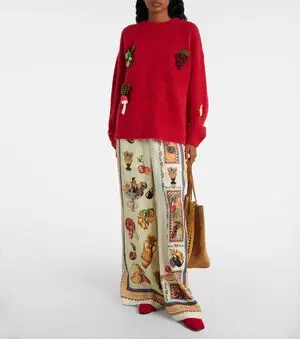 ALEMAIS Alémais Fruitto Alpaca-blend Sweater