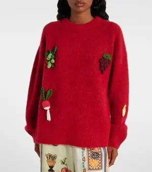ALEMAIS Alémais Fruitto Alpaca-blend Sweater