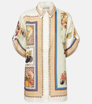 ALEMAIS Alémais Mercado Printed Linen Shirt - Multicoloured