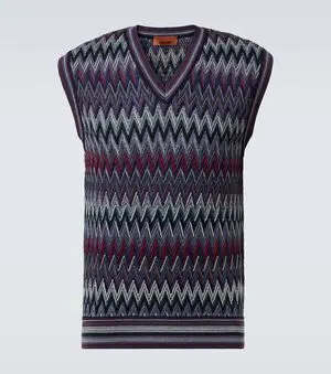 Missoni Zigzag Wool Sweater Vest