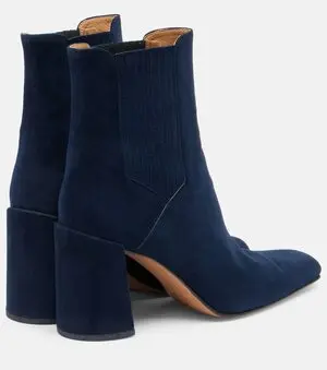 Gabriela Hearst Luke Suede Ankle Boots - Blue