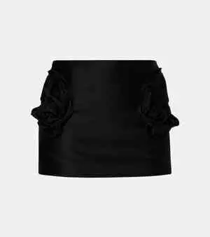 Magda Butrym Floral-appliqué Mini Skirt