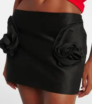 Magda Butrym Floral-appliqué Mini Skirt