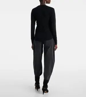 Isabel Marant Étoile Gaetane Draped Jersey Top