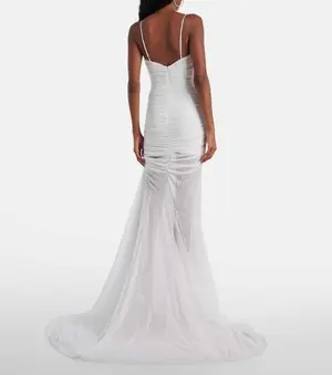 Blumarine Draped Gown