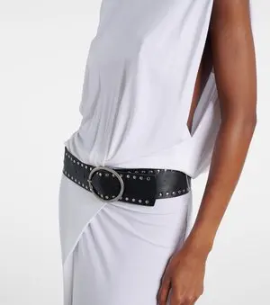Christopher Esber Belted Draped Jersey Maxi Dress