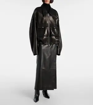 Khaite Sybil 40 Leather Knee-high Boots